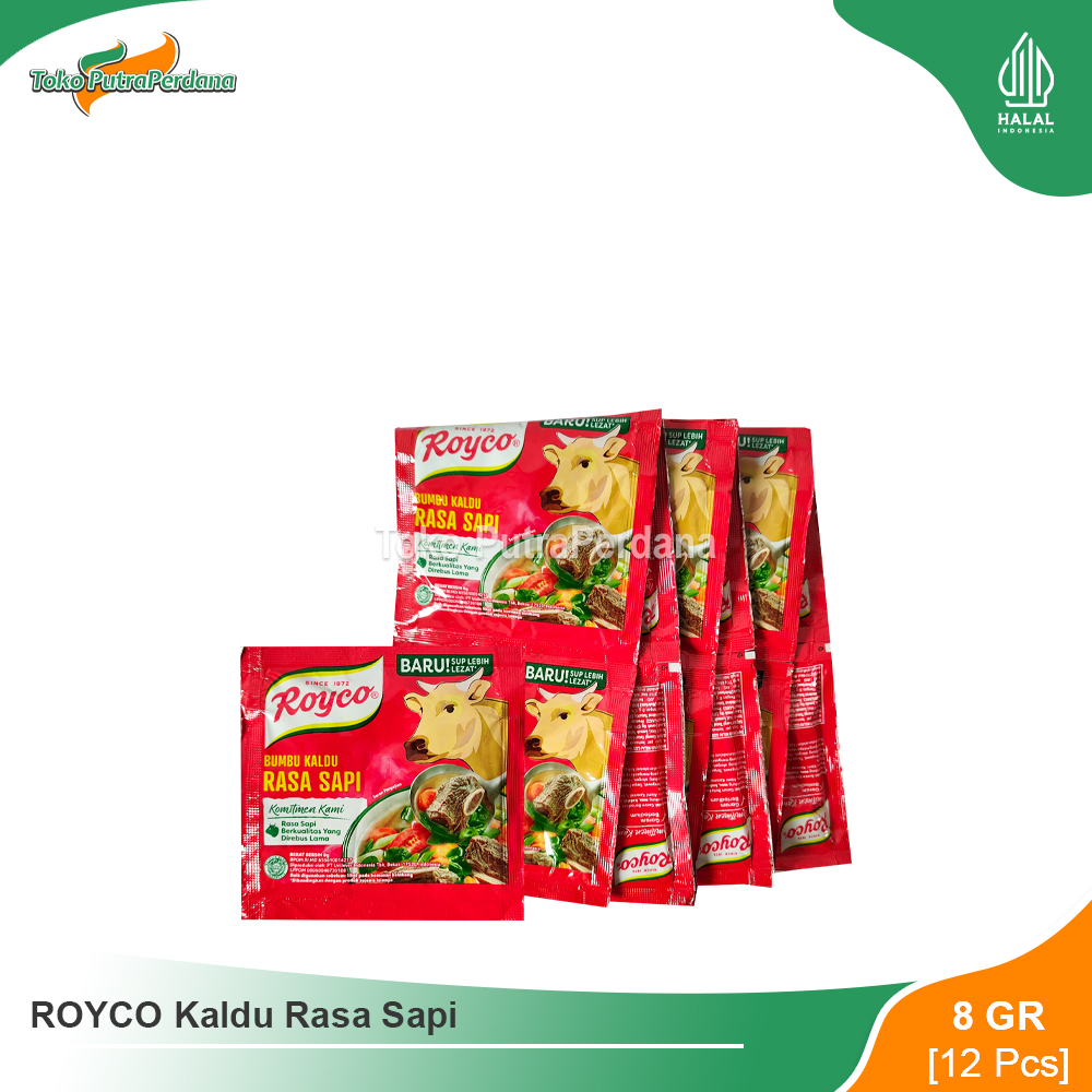 Jual ROYCO Rasa Sapi 8gr (12 Pcs) | Shopee Indonesia