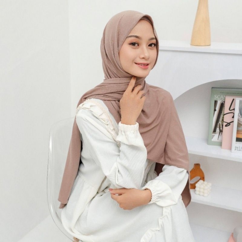 Jual jabina style - PASHMINA JERSEY PREMIUM | Shopee Indonesia