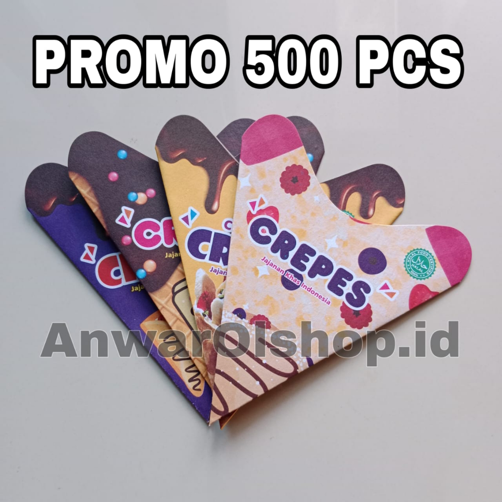 Jual PROMO Wadah Crepes Isi 500 Lembar Terlaris Ukuran 15x18 cm ...
