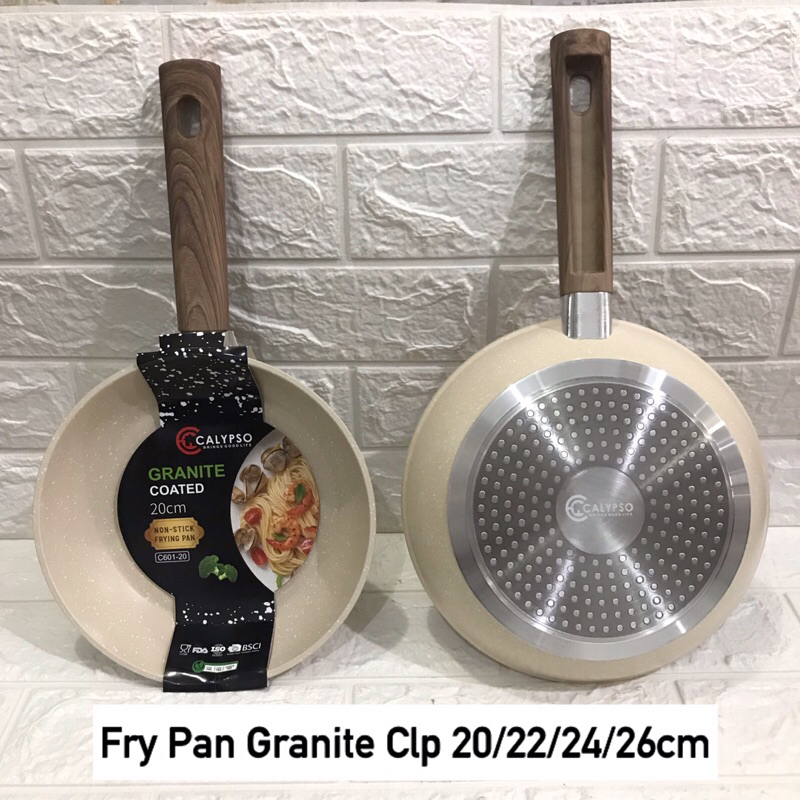 Jual Fry pan teflon granite pan telur teflon granit calypso | Shopee ...