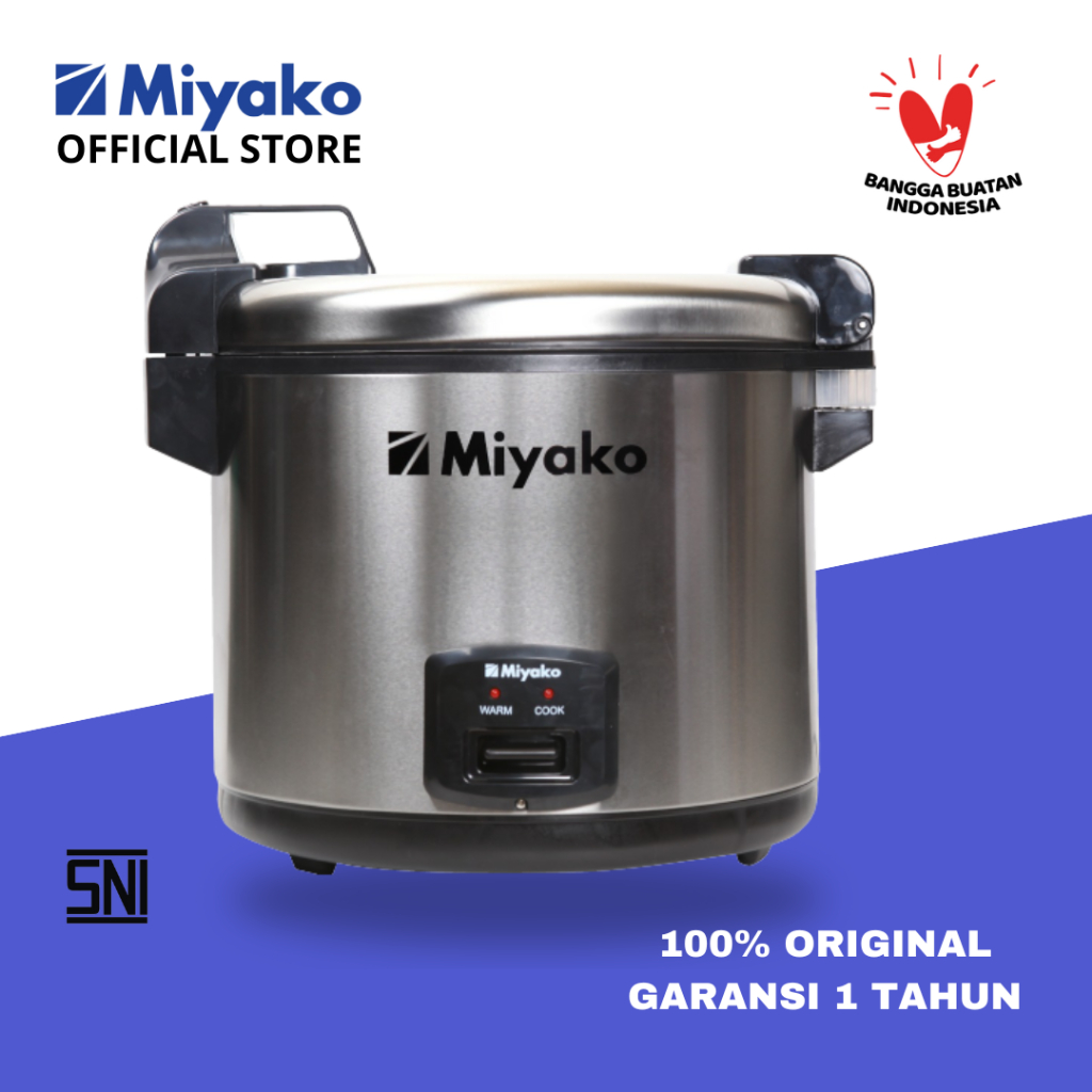 Jual Magic Com Jumbo Miyako MCG171 Rice Cooker 6 Liter beras dan 17 ...