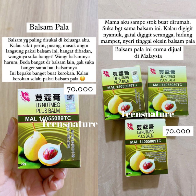 Jual Balsam Pala PENANG | Shopee Indonesia