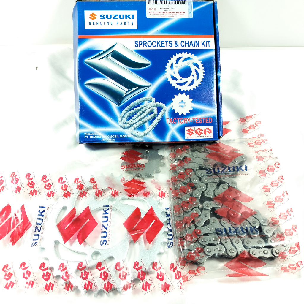 Jual GEAR SET SUZUKI SMASH LAMA / SMASH NEW / SMASH TITAN / SHOGUN 110 - 125 SGP | Shopee Indonesia