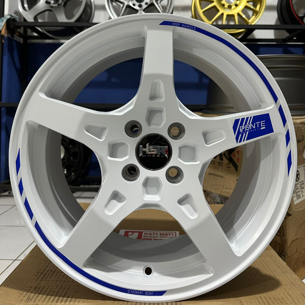 Jual Velg Variasi HSR Palang 5 Ring 15 Pcd 4X100 Mobil Activ Aveo Jazz Brio Mazda 2 Dll R15 ...