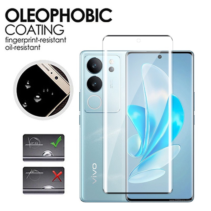 Jual TEMPERED GLASS VIVO V29 5G / V27 5G ANTI GORES FULL COVER CURVED EDGE | Shopee Indonesia