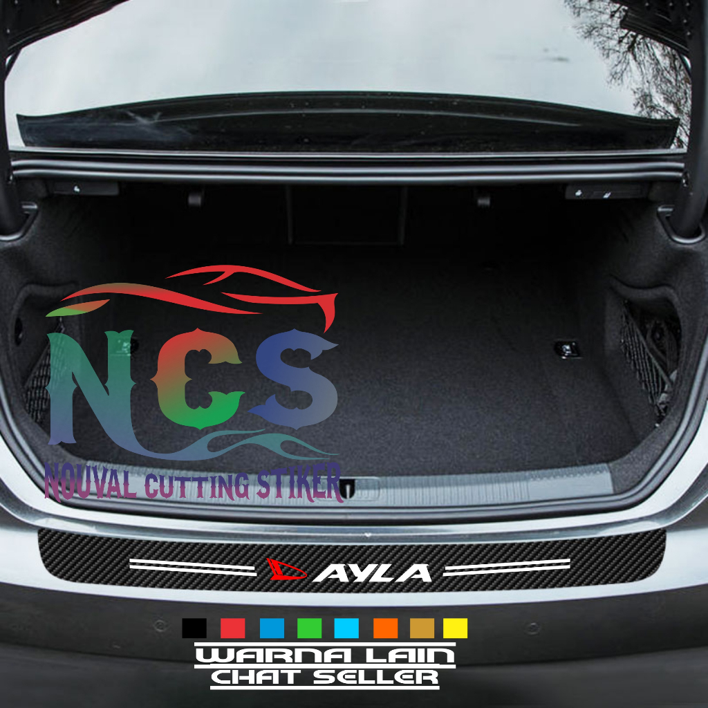 Jual NEW 1pcs stiker carbon 3D stiker pelindung Sticker mobil ayla ...