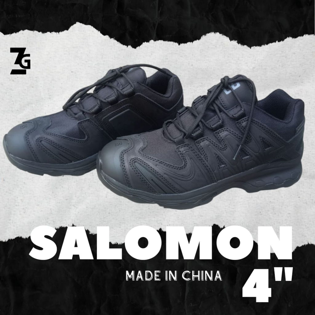 Jual ZG- Sepatu SALOMON XA Force 4 INCH GTX Black China | Shopee Indonesia
