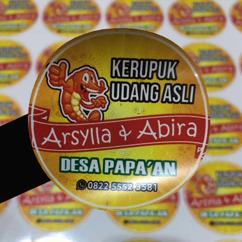 Jual STICKER LABEL KEMASAN | Shopee Indonesia