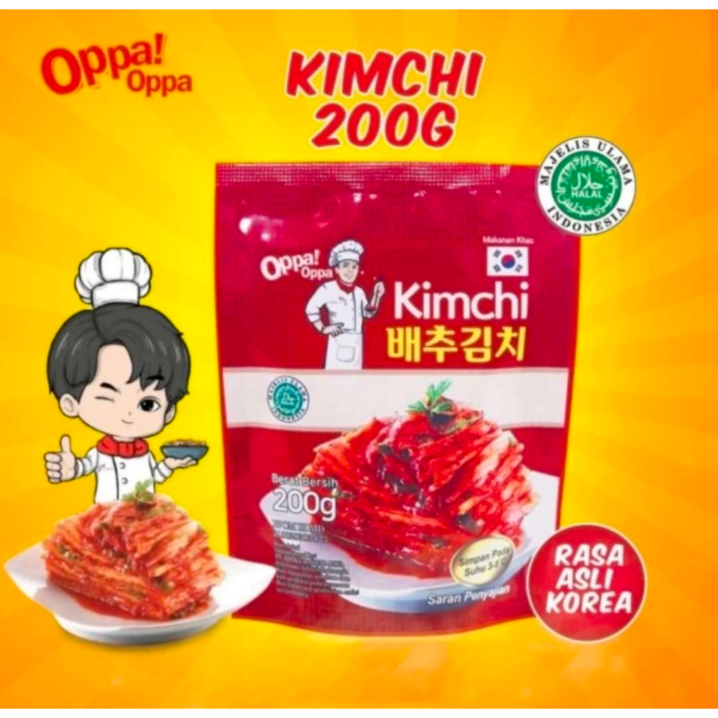 Jual Oppa Kimchi Makanan Tradisional Korea | 200 gr | Shopee Indonesia