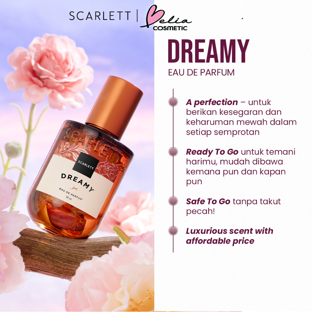 Jual BELIA SCARLETT Whitening Eau De Parfum 30mL | Sweet Memories ...