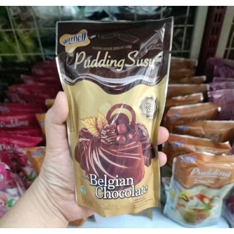 Jual Nutrijell Pudding Susu Buah Pudding Lapis All Varian Puding Agar ...