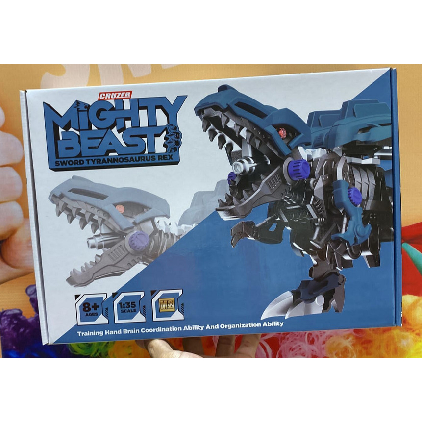 Jual Sale Mainan: Cruzer Mighty Beast Sword Tyrannosaurus Rex Scale1:35 ...
