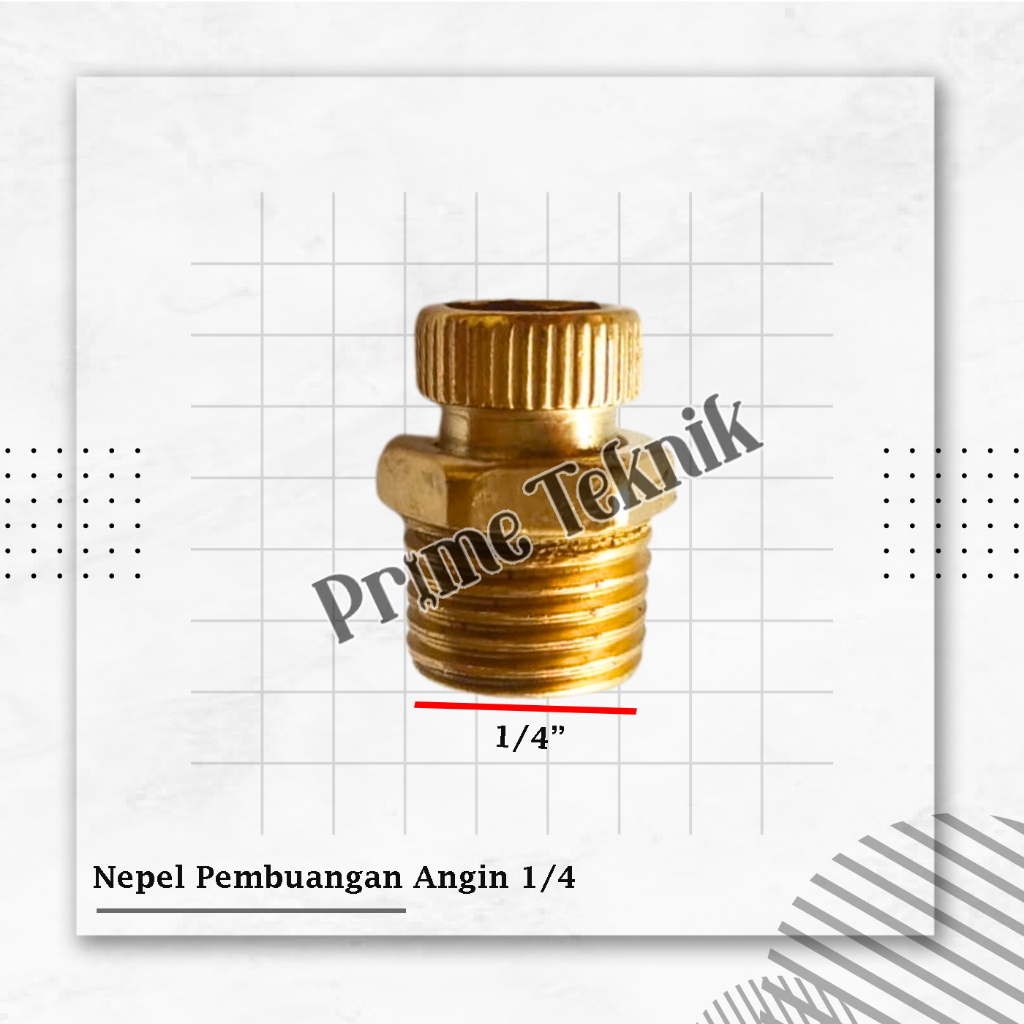 Jual Nepel Tutup Pembuangan Air 1/4" Tabung Kompresor Angin Baut ...