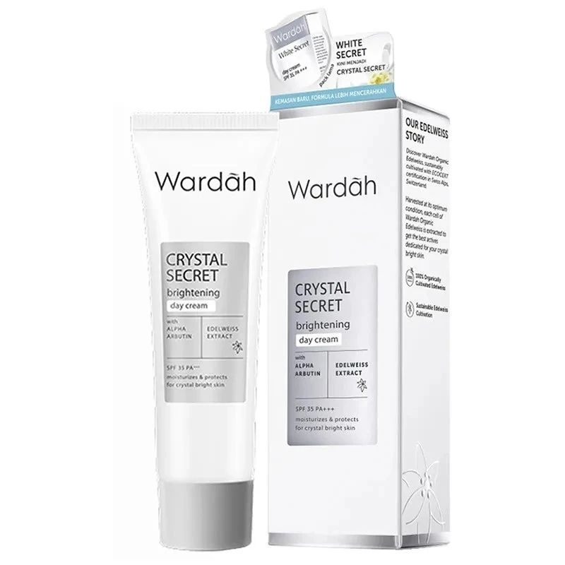 Jual Wardah Crystal Secret Day Cream 15ml | Shopee Indonesia