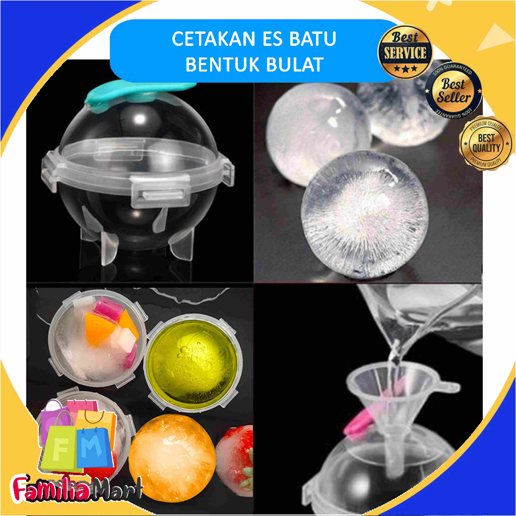 Jual Cetakan Es Batu Model Bulat / Cetak Es Batu / Es Batu Model Bulat ...