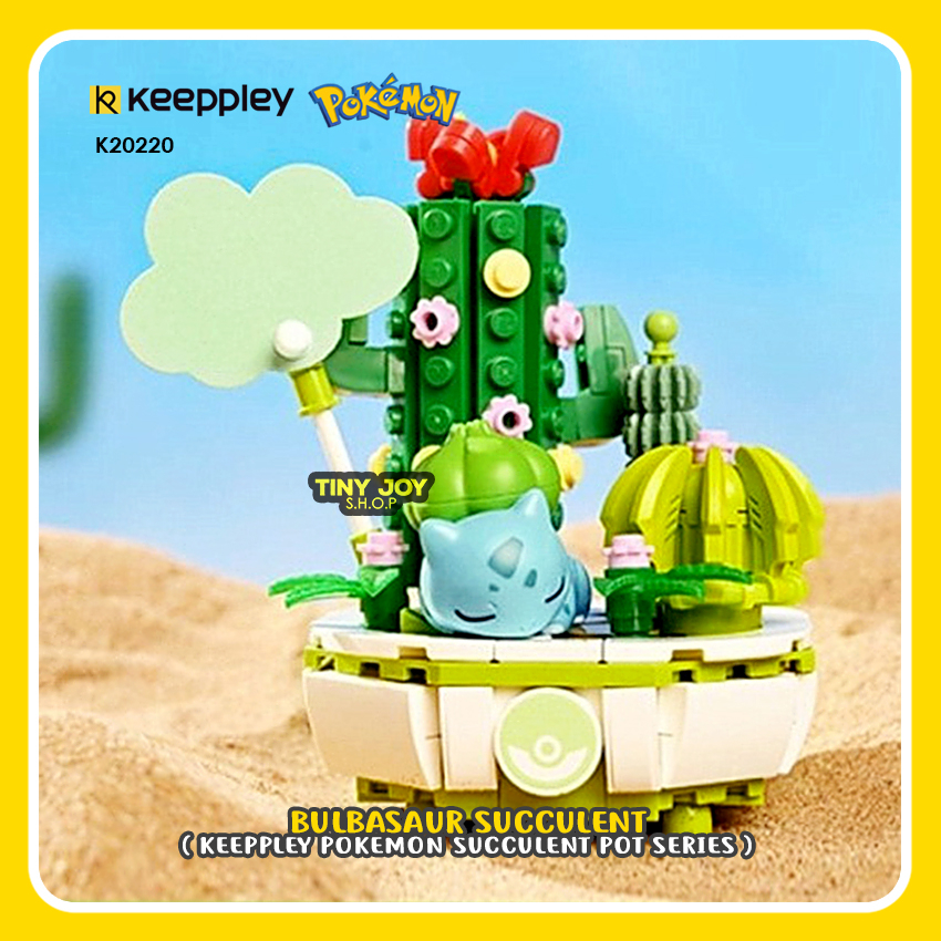 Jual KEEPPLEY Building Block ( POKEMON SUCCULENT ) DIY Puzzle Tanaman ...