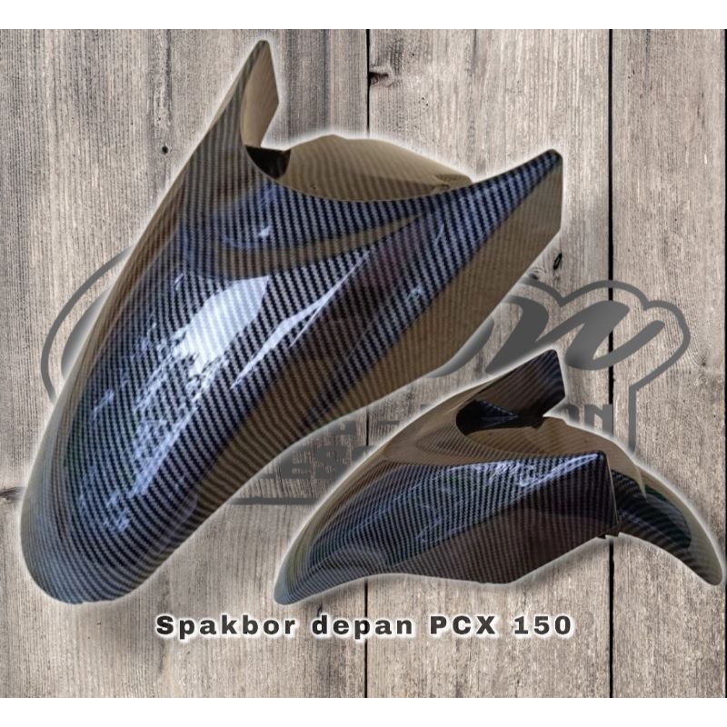 Jual spakboard spakbor depan carbon wtp karbon celup PCX 150 pcx 160 ...