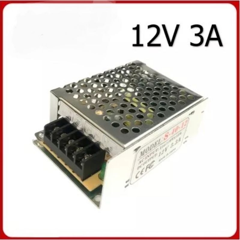 Jual Power Supply Adaptor Trafo 12V 3A Adaptor CCTV LED Strip Neon Flex 12 Volt 3 Ampere ...