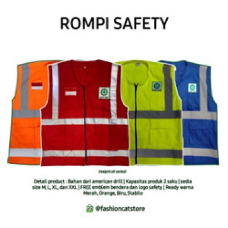 Jual ROMPI SAFETY K3 ROMPI LAPANGAN ROMPI OUTDOOR ROMPI KERJA ROMPI ...