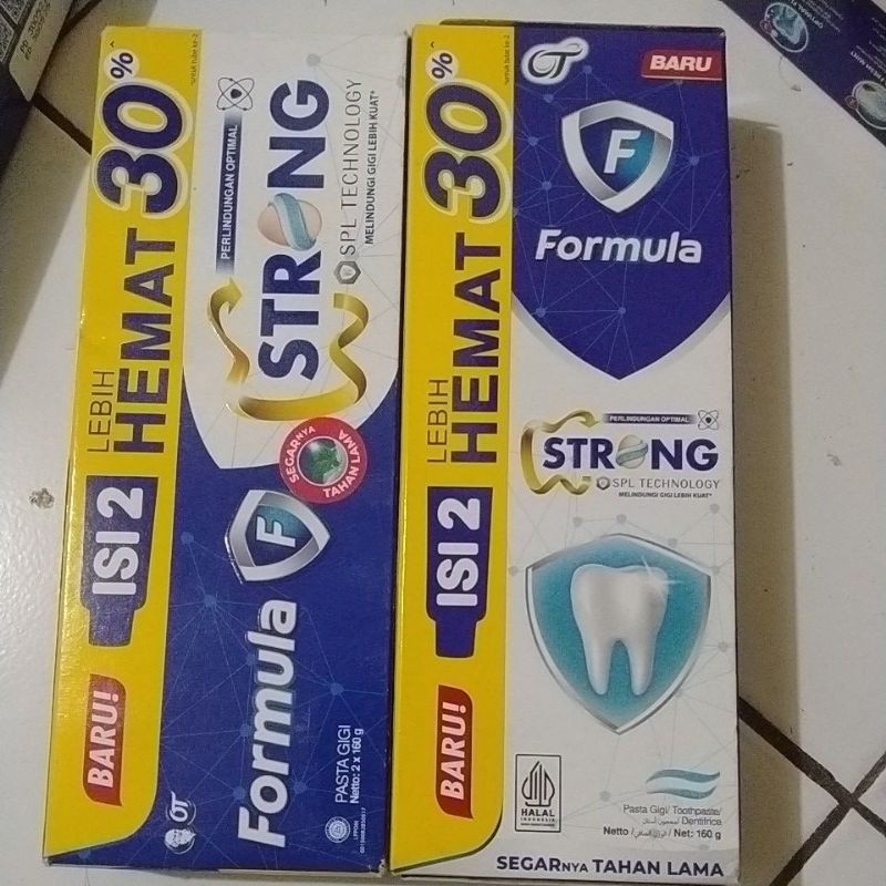 Jual FORMULA Pasta Gigi Strong 160g isi 2pcs | Shopee Indonesia