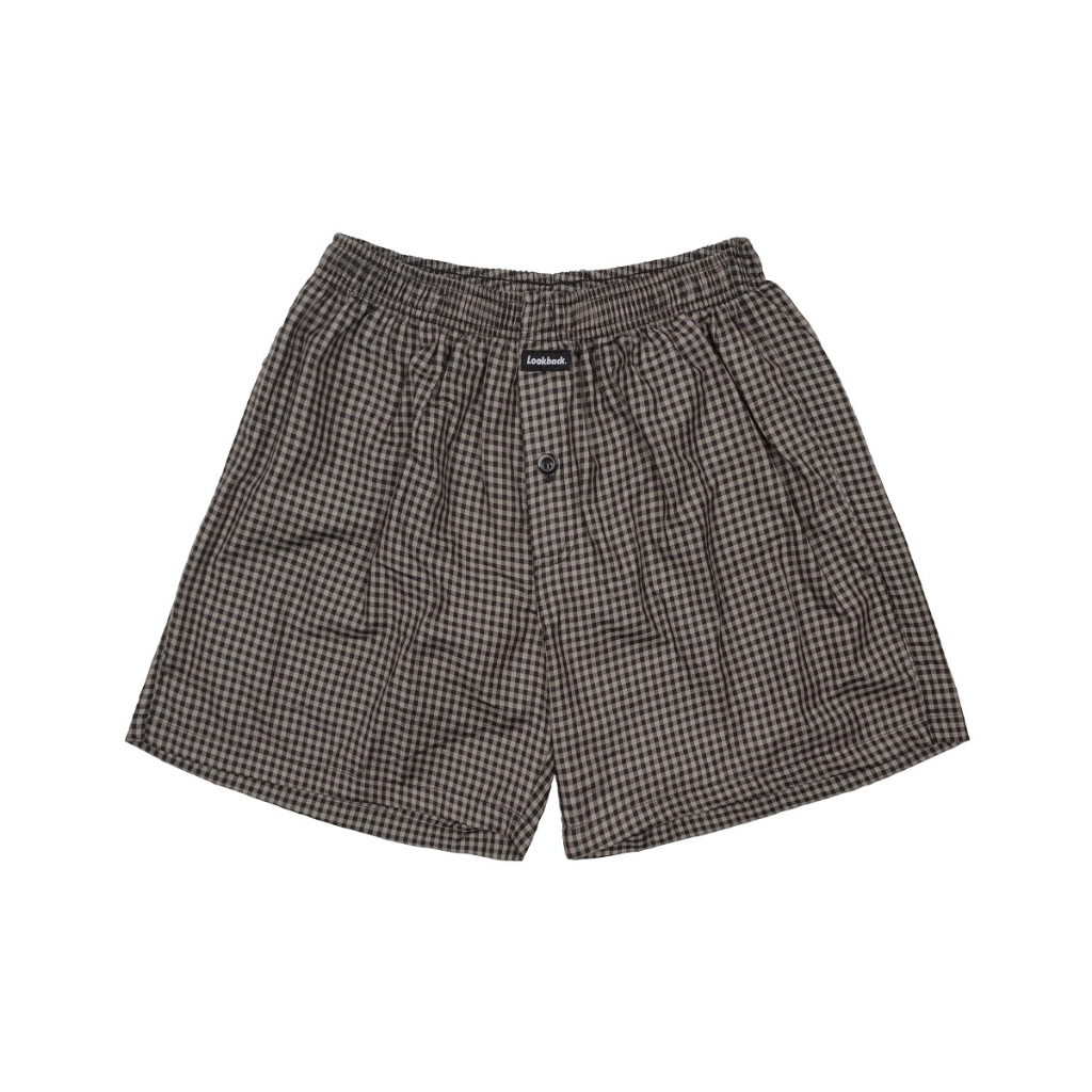 Jual LOOKBACK Celana Boxer Pria Wanita Celana Pendek Model Kancing Saku ...
