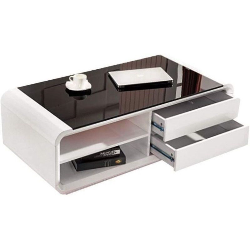 Jual Meja Tamu Finishing Duco / Coffee table / Free Kaca Riben | Shopee ...