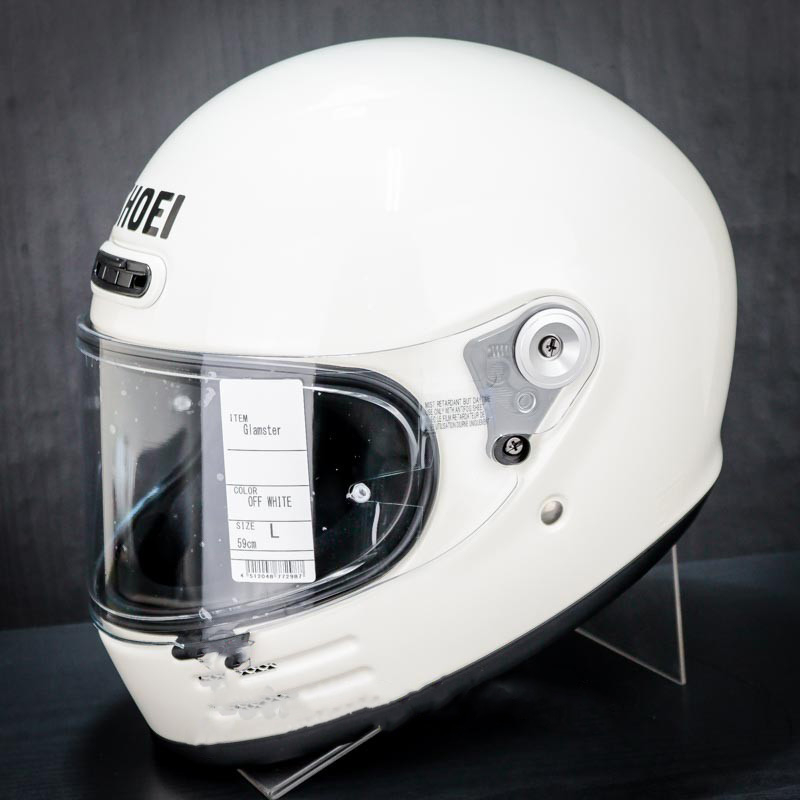 Jual SHOEI HELM GLAMSTER WHITE - RETRO CLASSIC SNI | Shopee Indonesia