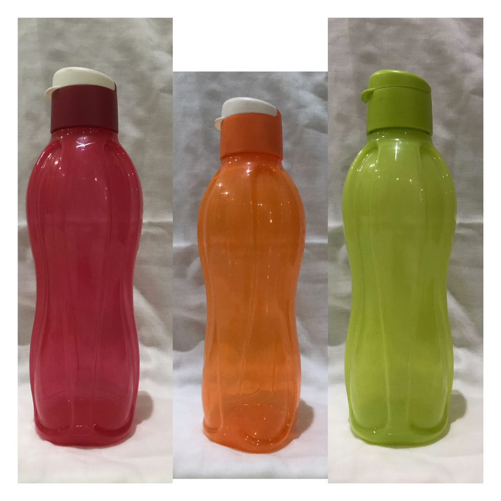 Jual tupperware eco bottle 750 ml flip hijau botol minum flip | Shopee ...