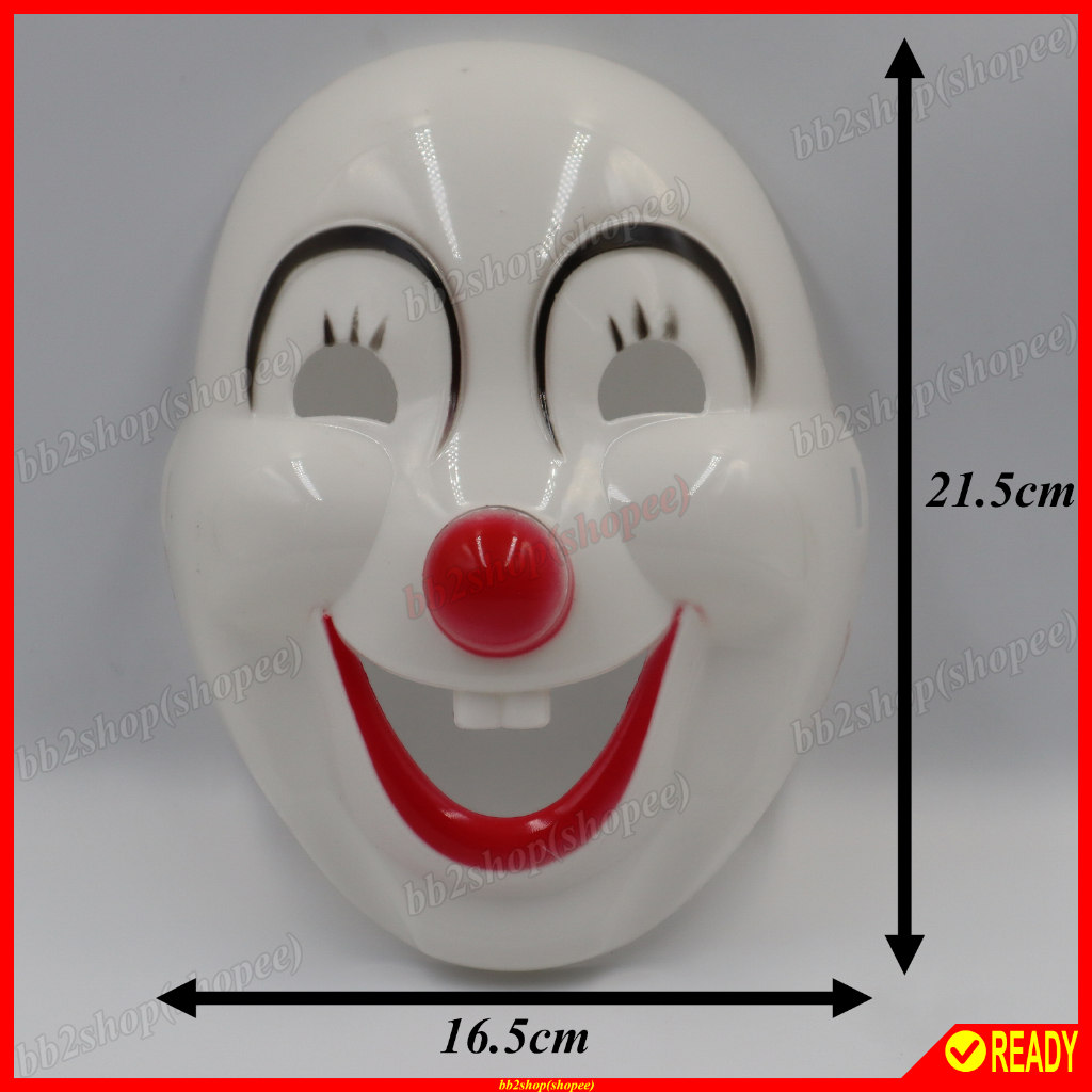 Jual Topeng Badut Hidung Merah Lucu Red Nose Clown Mask Plastik Cosplay ...
