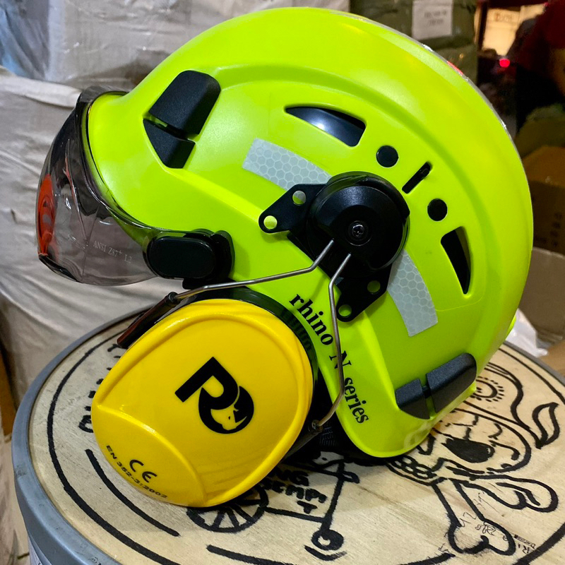 Jual earmuff protector dan kacamata visor untuk helm rhino N series ...