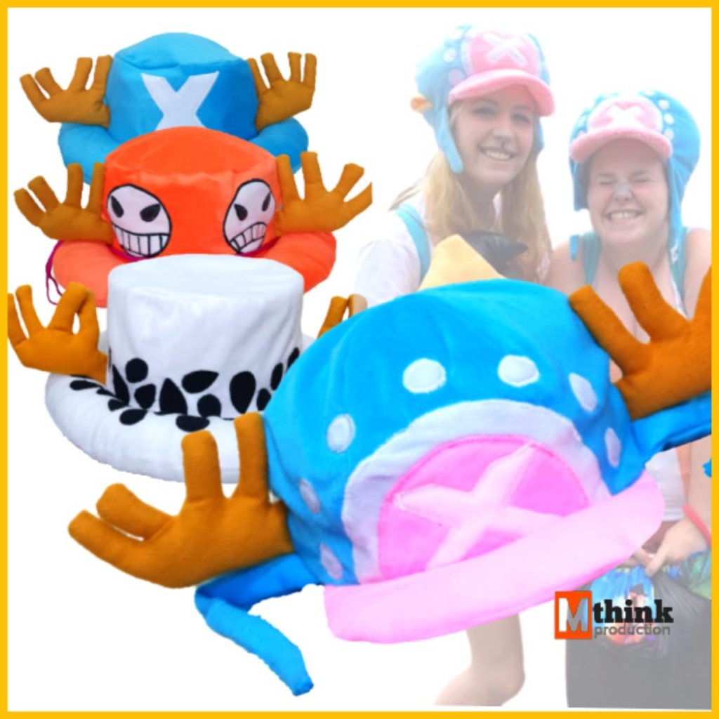 Jual TOPI LUFFY ONE PIECE/TAFAGLAR/CHOPPER/PIRATES/WITCH/PILOT KARAKTER ...