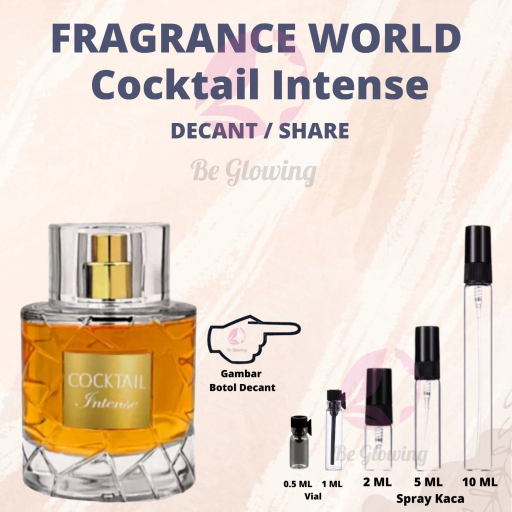 Jual Decant - Fragrance World Cocktail Intense for Unisex EDP | Shopee ...