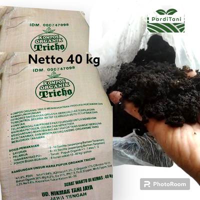 Jual Kompos Organik TRICHO 1 Sak isi 40 kg Original Kemasan Pabrik ...