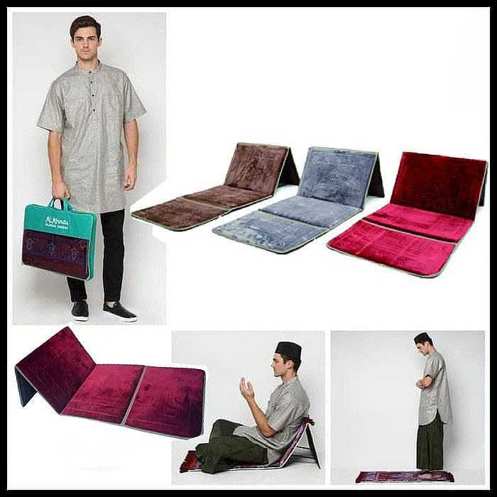 Jual SAJADAH DUDUK / SAJADAH SANDAR /SAJADAH LIPAT ALAS SHOLAT BACA ...