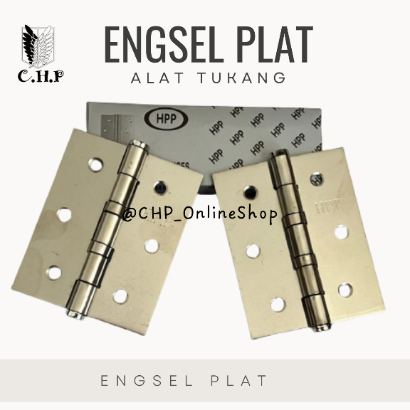 Jual HPP ENGSEL PLAT 3" 4" 5" / ENGSEL PINTU RUMAH / JENDELA / ENGSEL ...