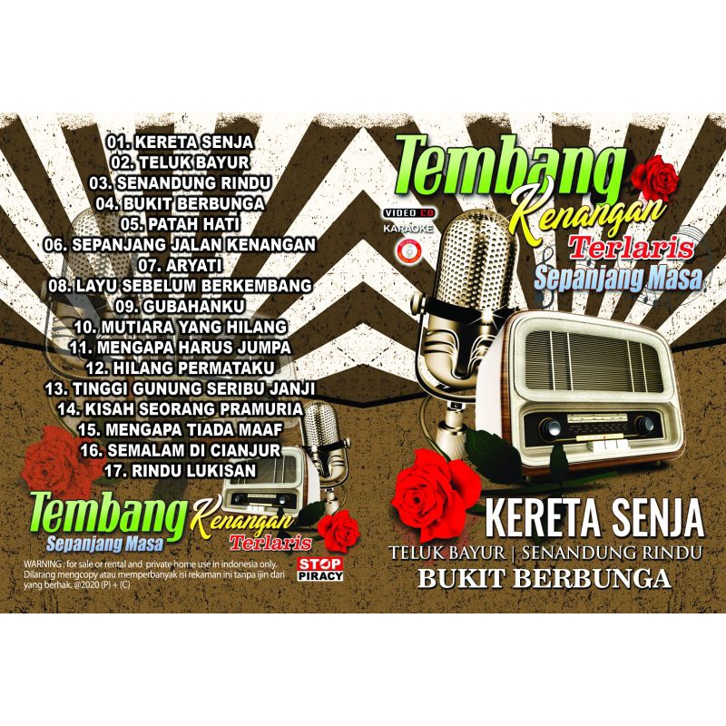 Jual KASET VCD DVD KARAOKE TEMBANG KENANGAN KERETA SENJA | Shopee Indonesia