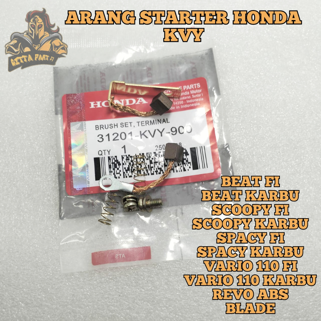 Jual ARANG STARTER HONDA KVY KUALITAS ASLI ORIGINAL HONDA AHM PRESISI ...
