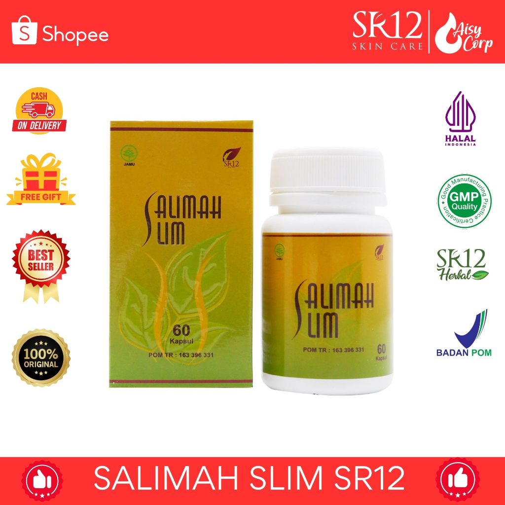 Jual SR12 PELANGSING HERBAL BPOM PAKET DIET SALIMAH SLIM VCO OBAT DIET ...