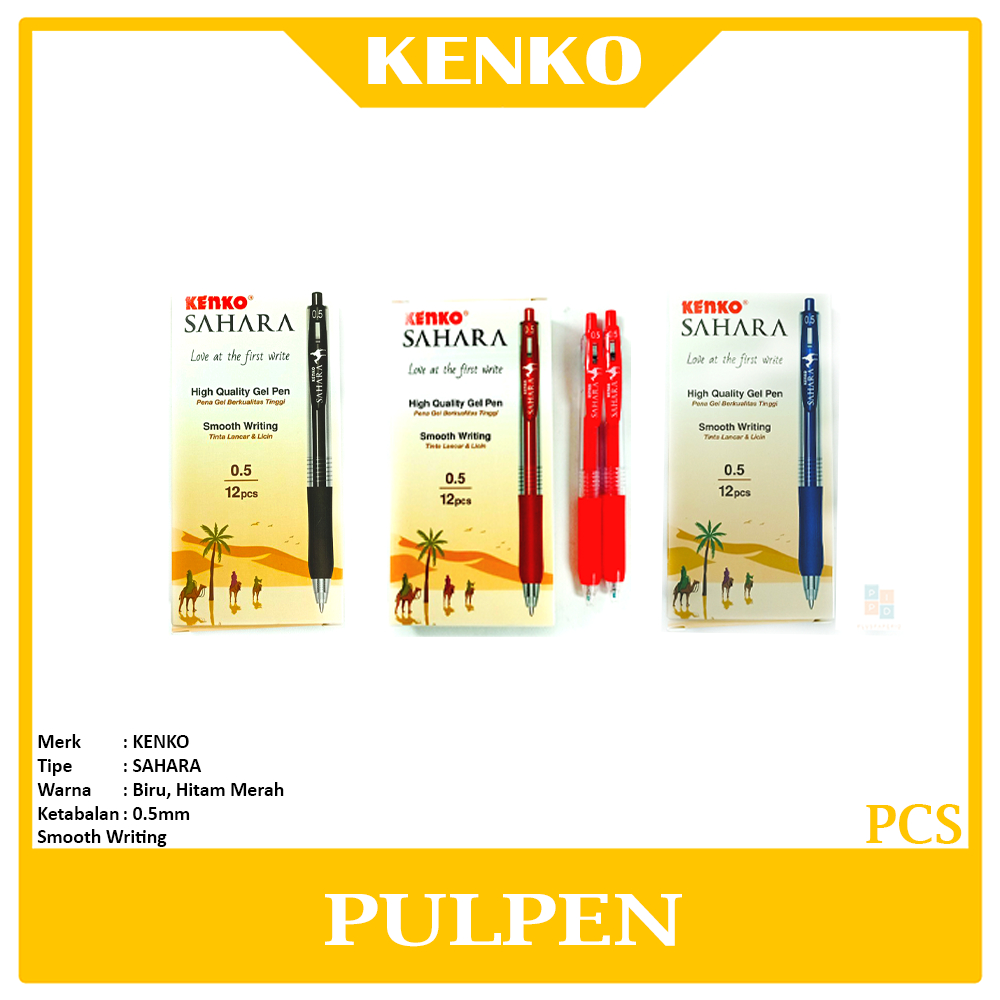 Jual KENKO - Gel Pen Sahara Pena Jel Warna - Pcs | Shopee Indonesia
