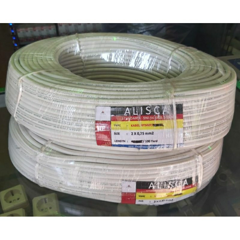 Jual Kabel listrik HYO SERABUT 2X0,75, 2X1,5, 2X2,5 ( Harga Permeter ) SNI. | Shopee Indonesia