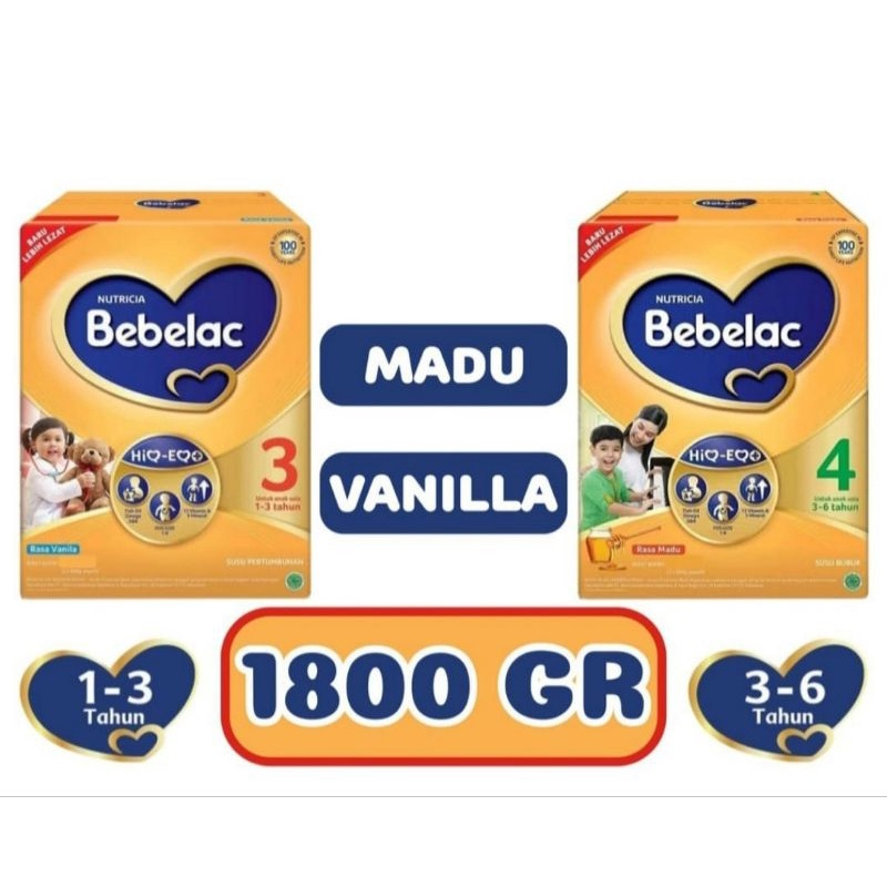 Jual BEBELAC 1 2 3 4 (1800GR) | Shopee Indonesia