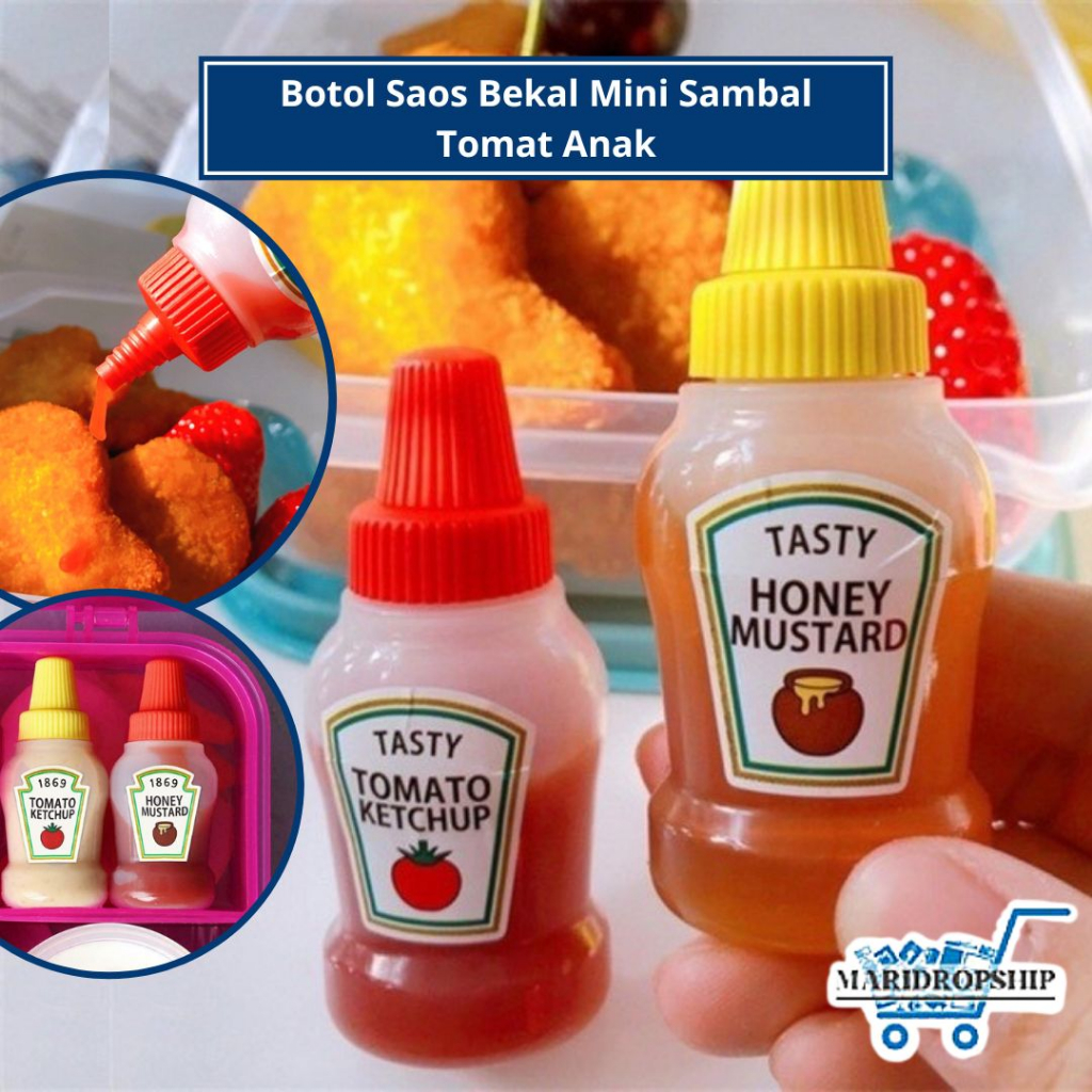 Jual Botol Saus Bento / Botol Saos Tomat Sambal Anak / Wadah Tempat ...