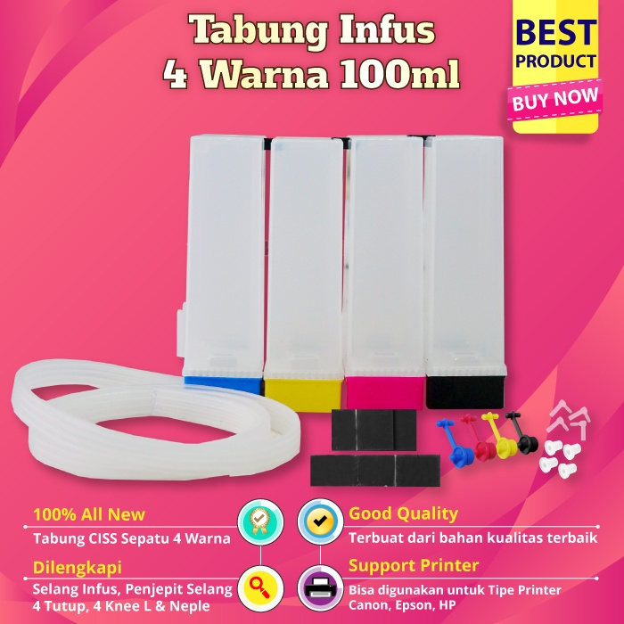 Jual Tabung Infus 100Ml + Knee | Shopee Indonesia