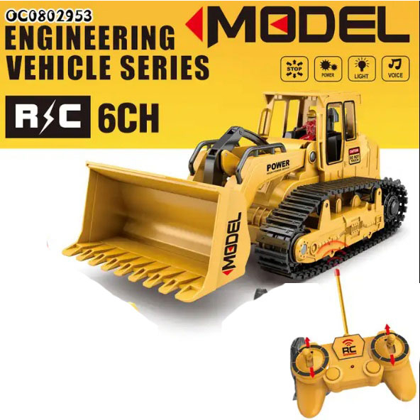 Jual Mainan Anak Buldozer Bulldozer RC Mobil Remote Remot Kontrol ...