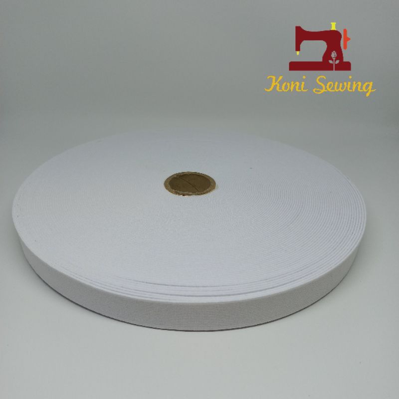Jual Karet Elastik/Elastic/Elastis YKK WNN-8 Putih 32 mm/25 mm/20 mm ...