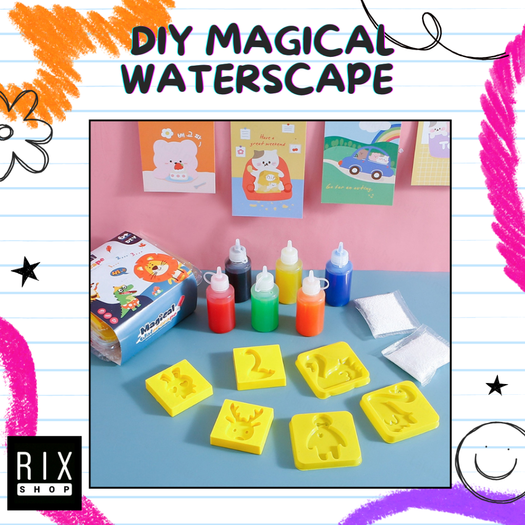 Jual RIX DIY Magical Waterscape With Tray Balon - Mainan Kreatifitas ...