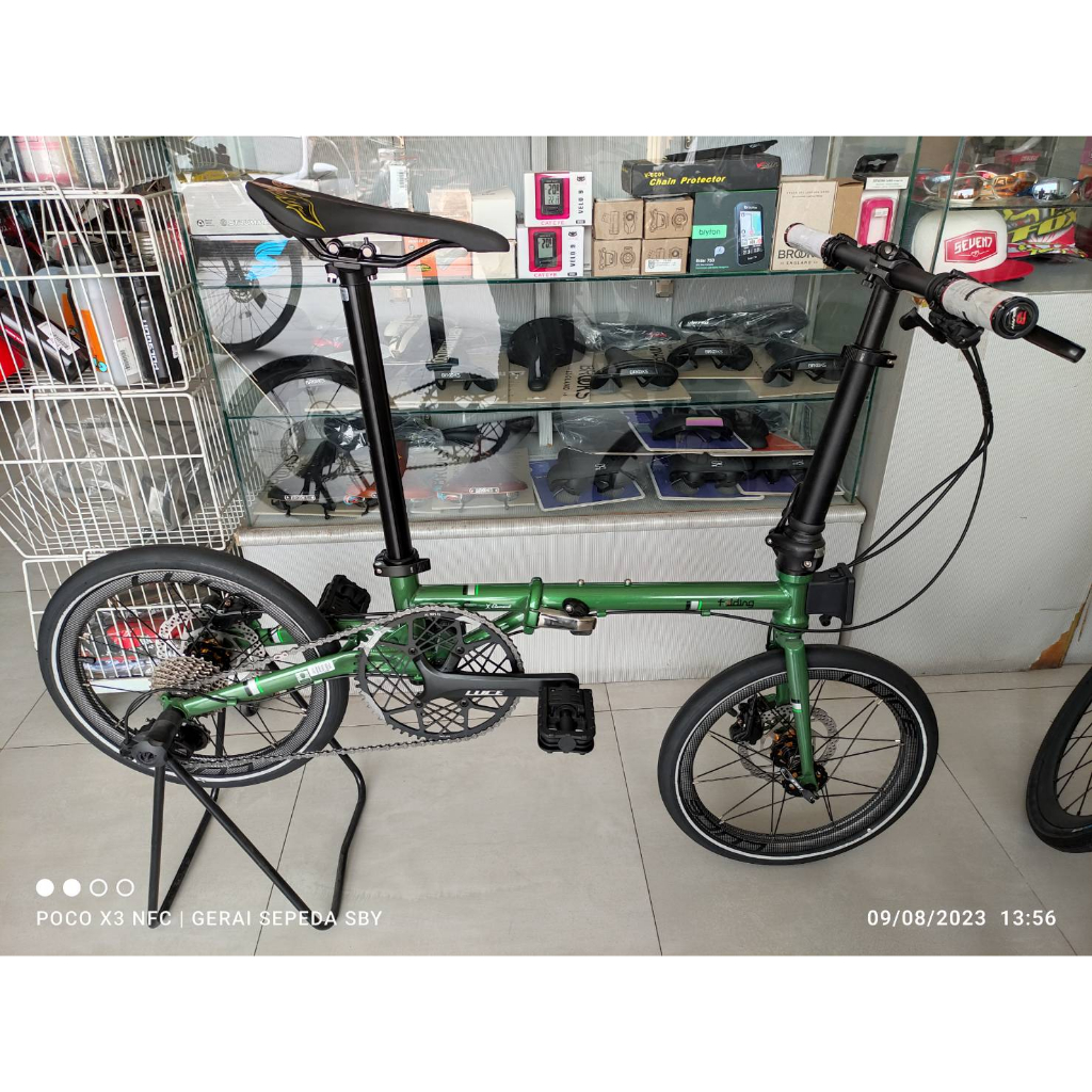 Jual Sepeda Lipat Folding Bike Element x Gust 16 Chromoly Sensah 10sp | Shopee Indonesia