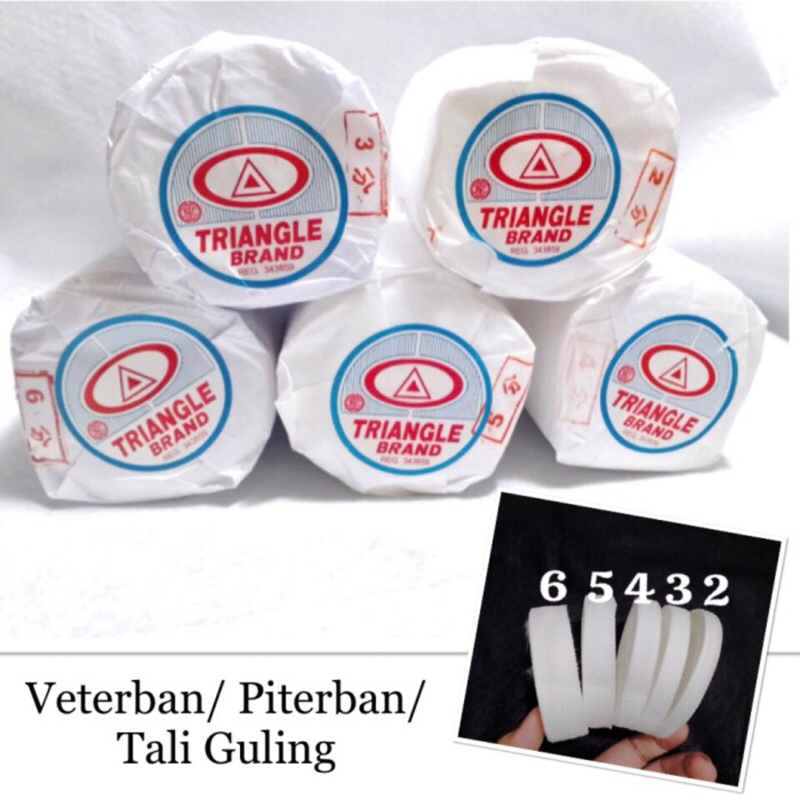 Jual Veterban/ Piterban/ Tali Guling | Merk Triangle | Slop Isi 10 pcs ...