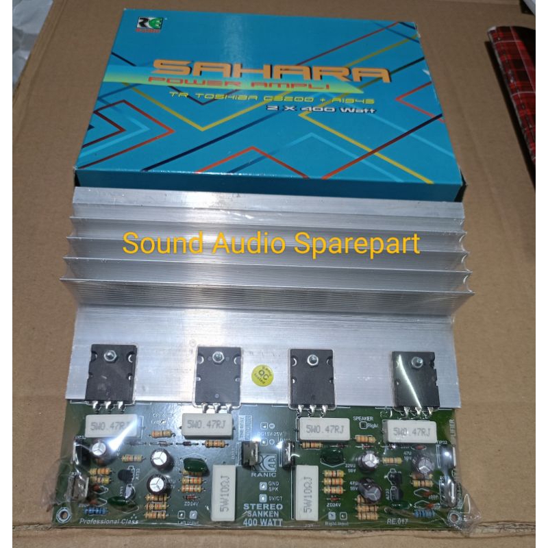 Jual kit Power Amplifier 2x400 Stereo plus Final TOSHIBA 1943/5200 | Shopee Indonesia