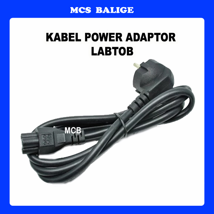 Jual KABEL POWER LAPTOP / ADAPTOR COLOKAN 3 lubang | Shopee Indonesia